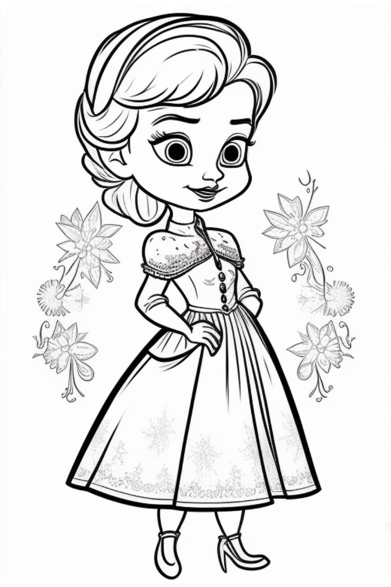 Elsa Coloring Pages - creativitycolor.com